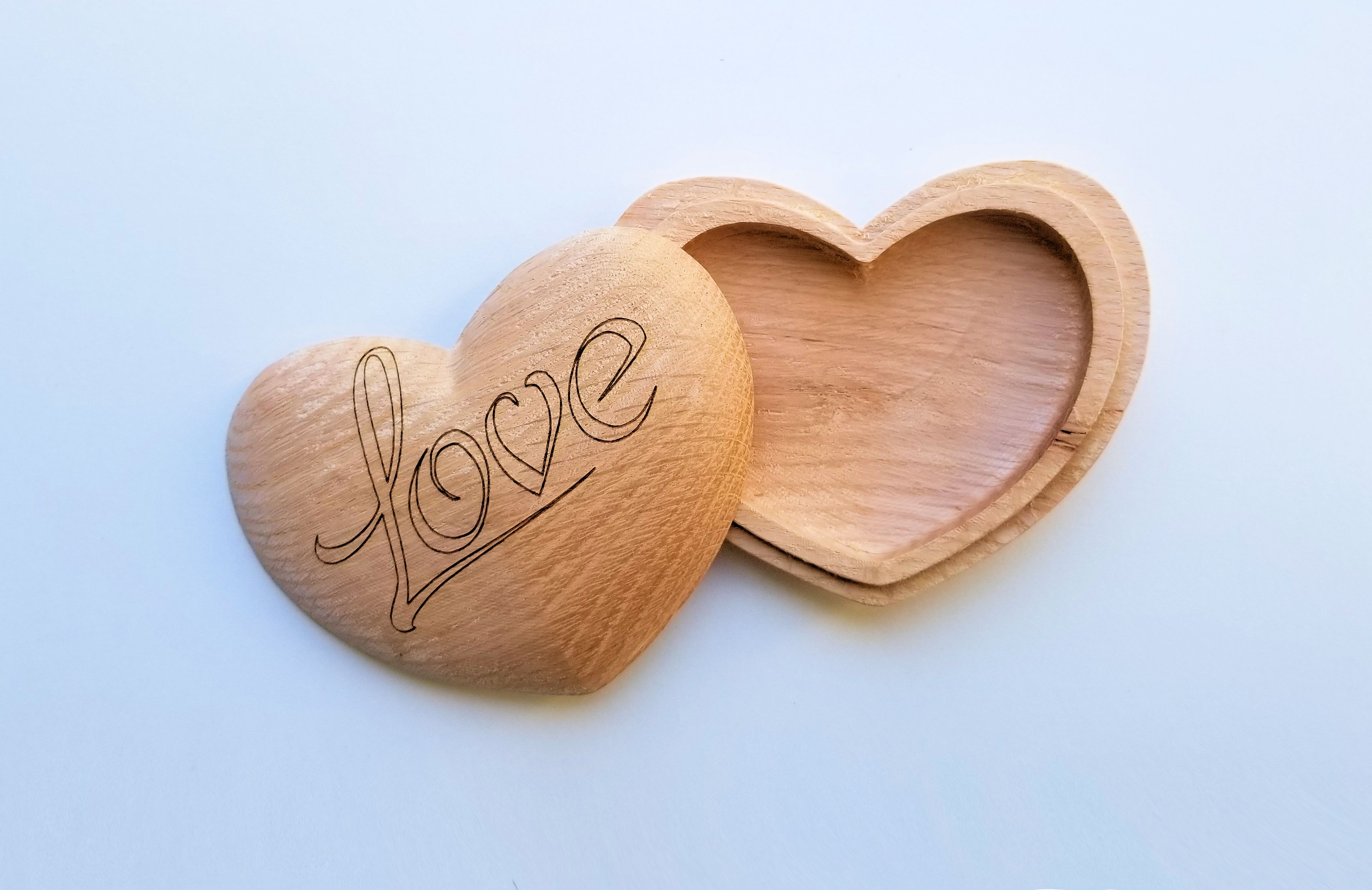 Carve a 3D heart-shaped box | Top o' Arts